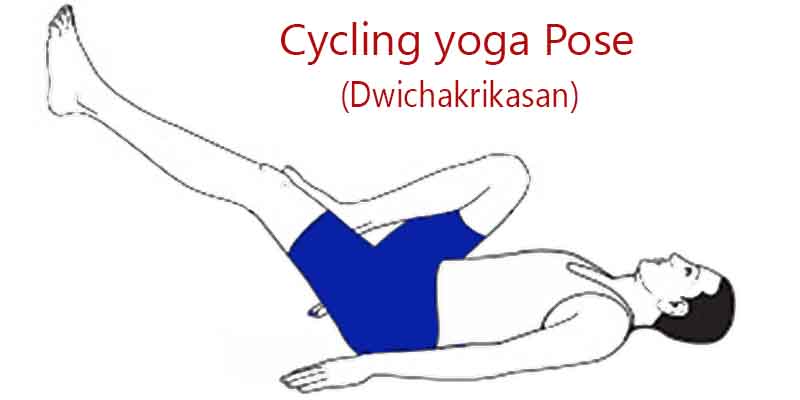 Dwichakrikasan {Cycling yoga Pose}-Steps And Benefits - Sarvyoga | yoga